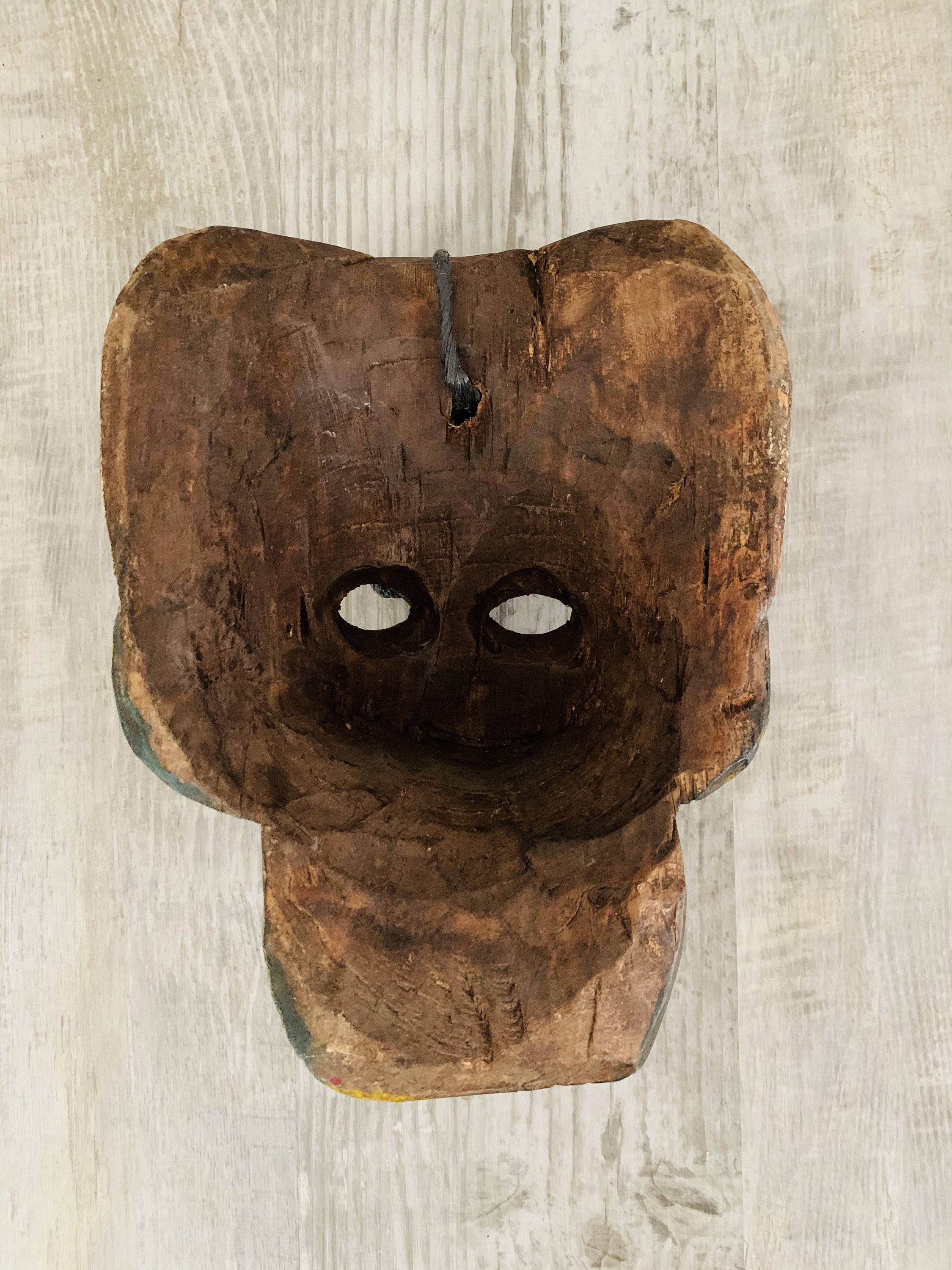 Aqua Spotted Tiger Wooden Mask / Guatemalan / Vintage / Mayan - Etsy UK