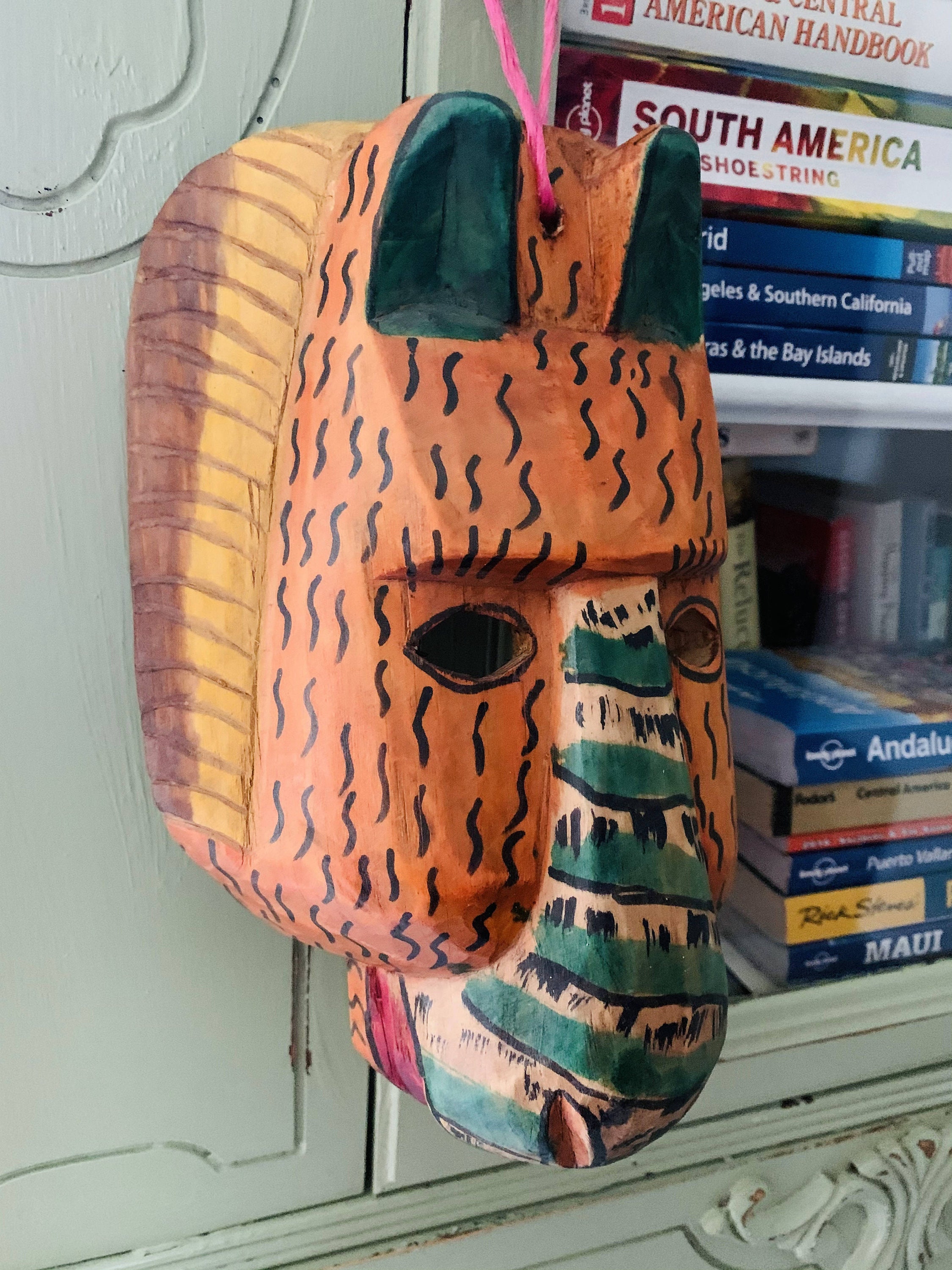 Chill Tiger Mask / Guatemalan / Vintage / Mayan Art / Hand - Etsy UK
