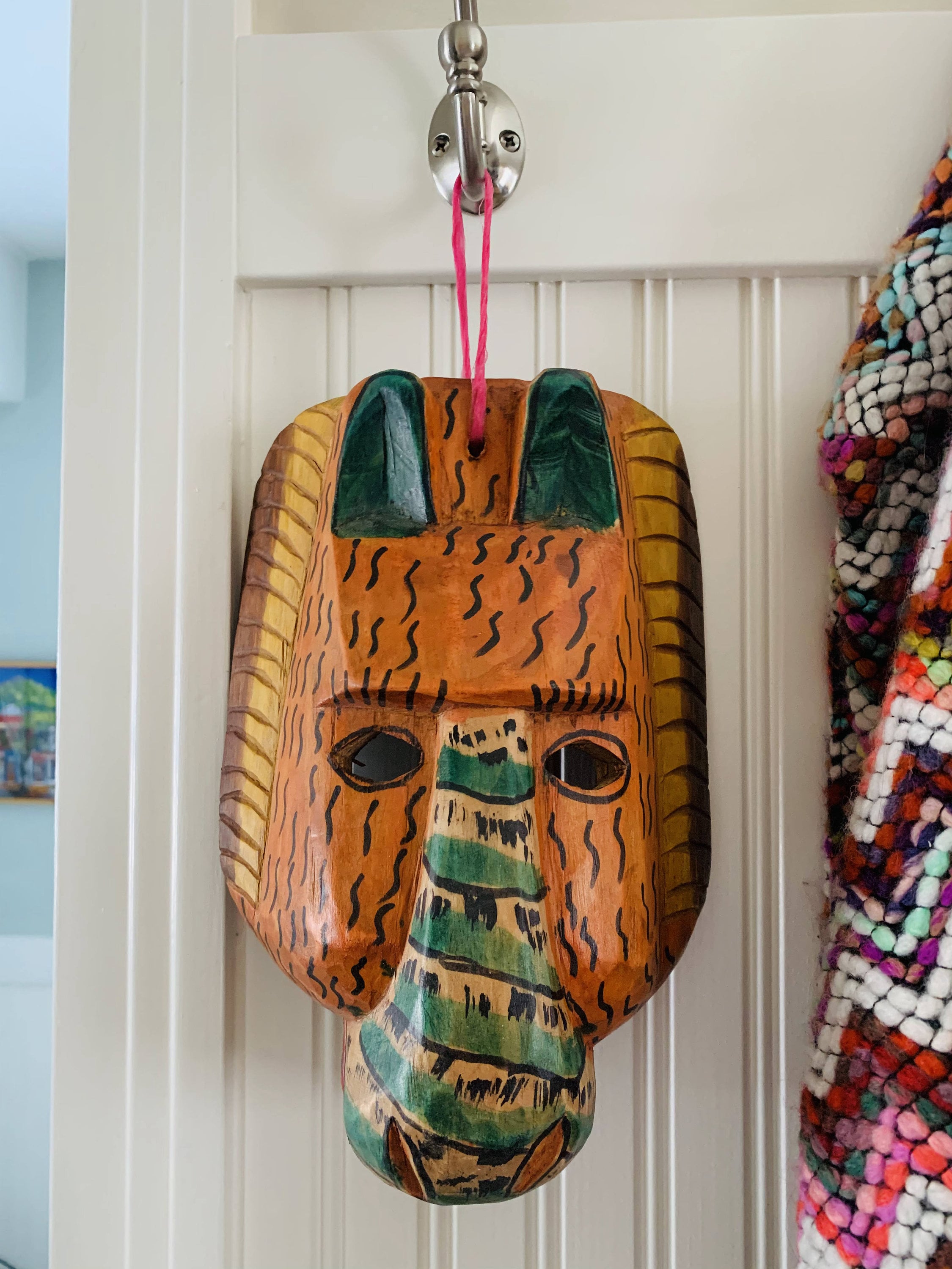 Chill Tiger Mask / Guatemalan / Vintage / Mayan Art / Hand - Etsy UK