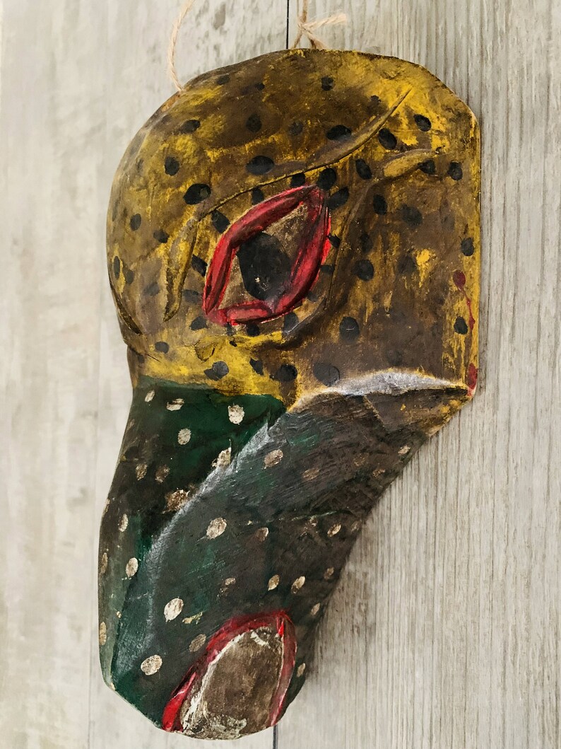 Spotted Buzzard Wooden Mask / Guatemalan / Vintage / Mayan Art - Etsy