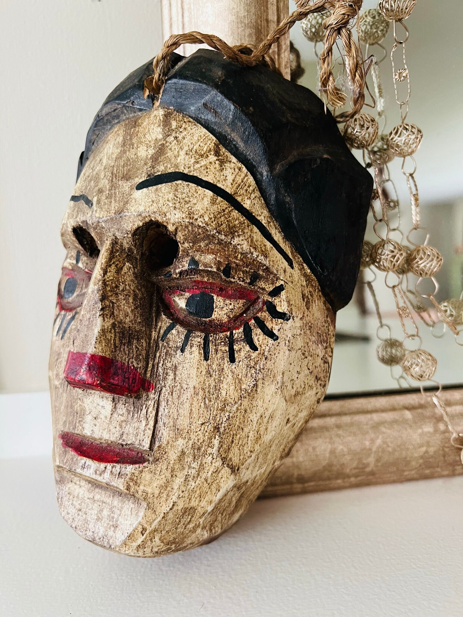 Prudent Patrona Wooden Mask / Guatemalan / Vintage / Mayan Art / Hand ...