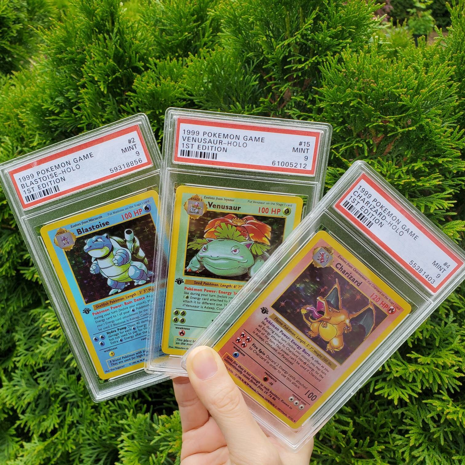 Holographic 1st Edition Pokemon Card Proxy Etsy