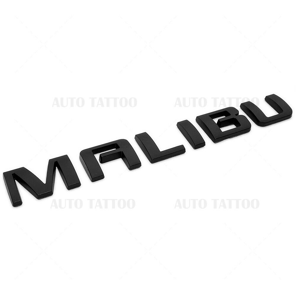 Chevy Malibu Trunk Lid Door Letter Emblem Logo Badge Nameplate Matte ...