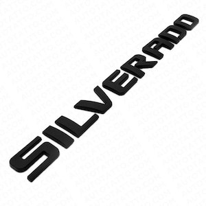 For Chevy Silverado Fender Tailgate Logo Nameplates Letter 3D Emblem ...