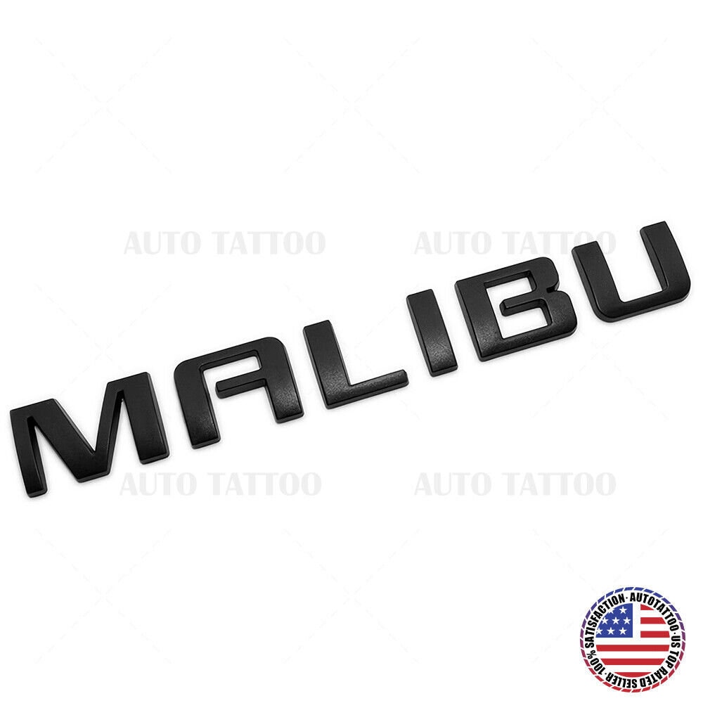 Chevy Malibu Trunk Lid Door Letter Emblem Logo Badge Nameplate Matte ...