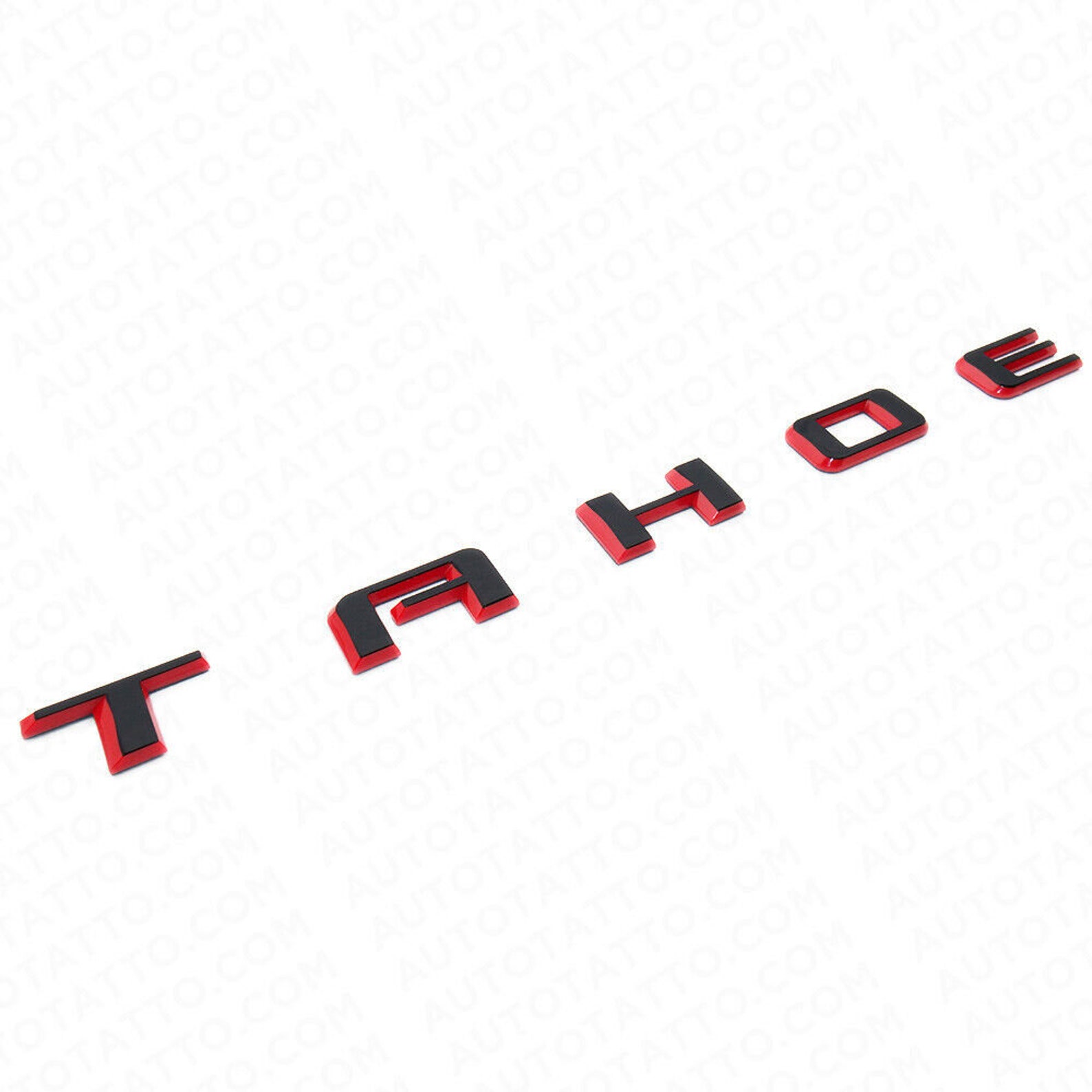 2021+ Chevy Tahoe Redline Nameplate Emblem Kit Set RST Sport Decorate ...