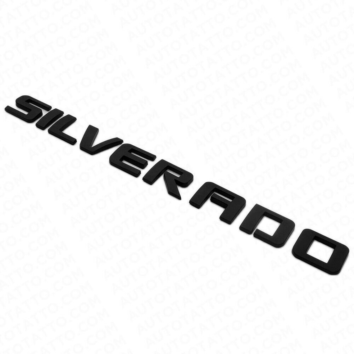 For Chevy Silverado Fender Tailgate Logo Nameplates Letter 3D Emblem ...