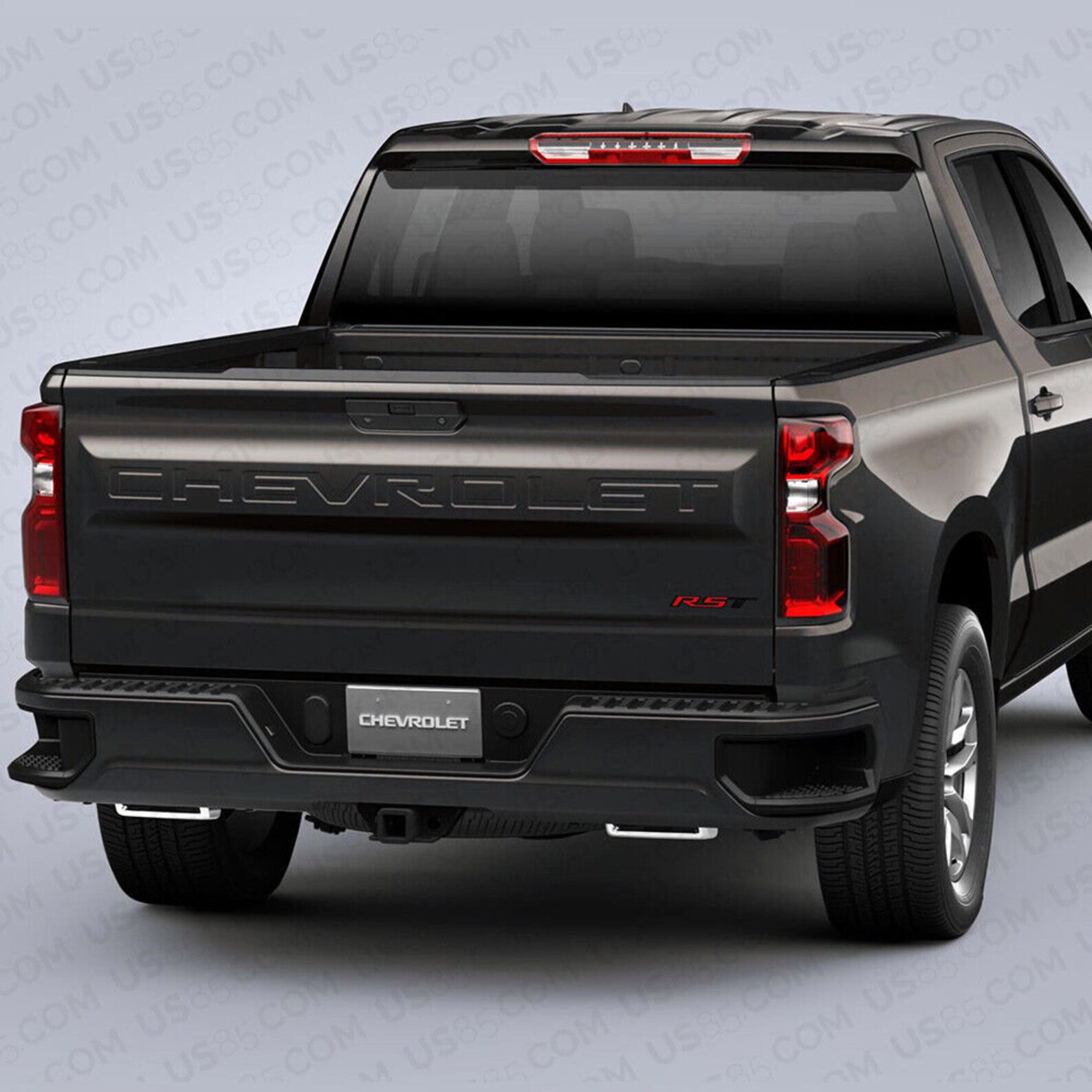 19-21 OEM Chevy Silverado Tailgate RST Letter Logo Emblem Badge 4x4 ...