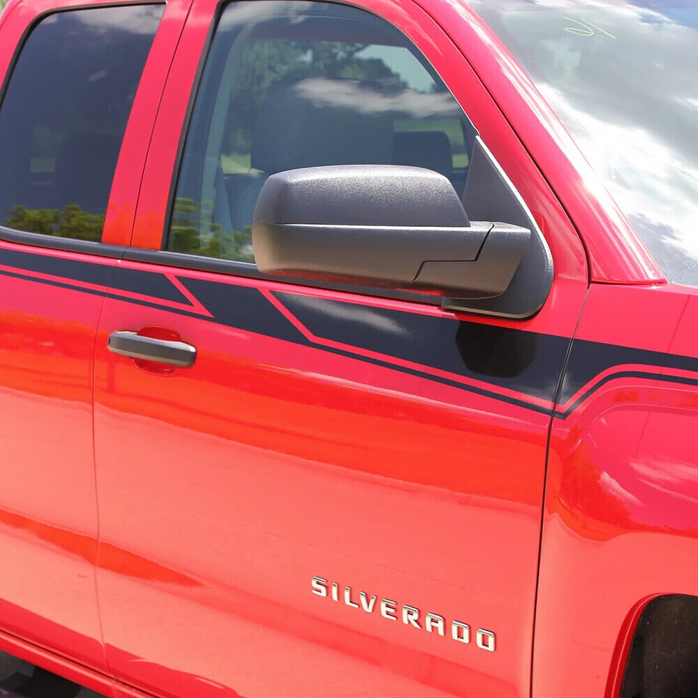 3x Chevy Silverado Fender Tailgate Logo Nameplates Letter 3D Decal ...