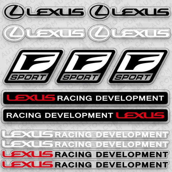Lexus Racing Decals - Etsy