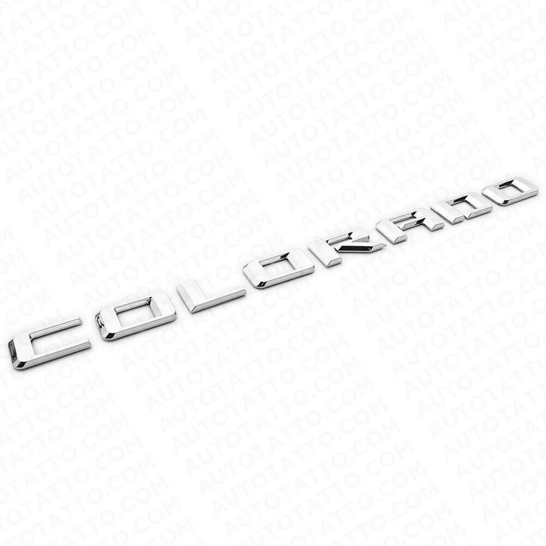 21+ Chevy Colorado Fender / Tailgate Chrome Badge Logo Emblem Truck ...