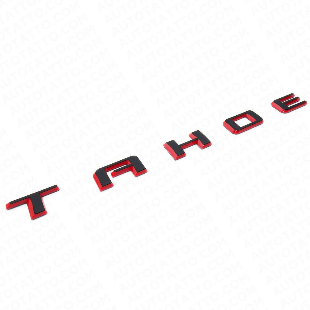 2021+ Chevy Tahoe Redline Nameplate Emblem Kit Set LT RST Sport ...