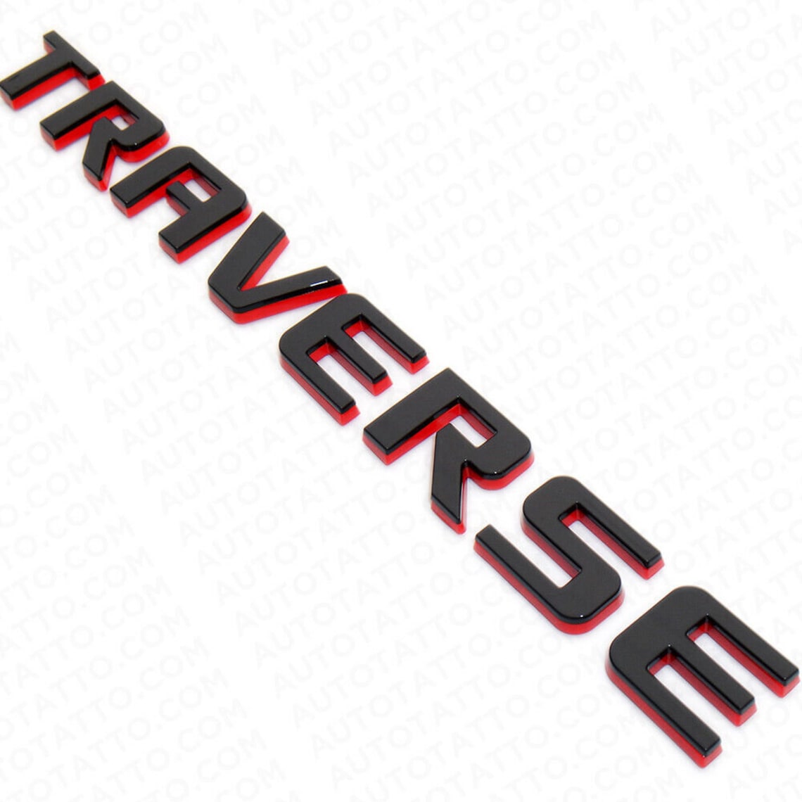 Chevy Traverse Rear Lifgate Letter Badge Nameplate Logo Emblem Redline ...