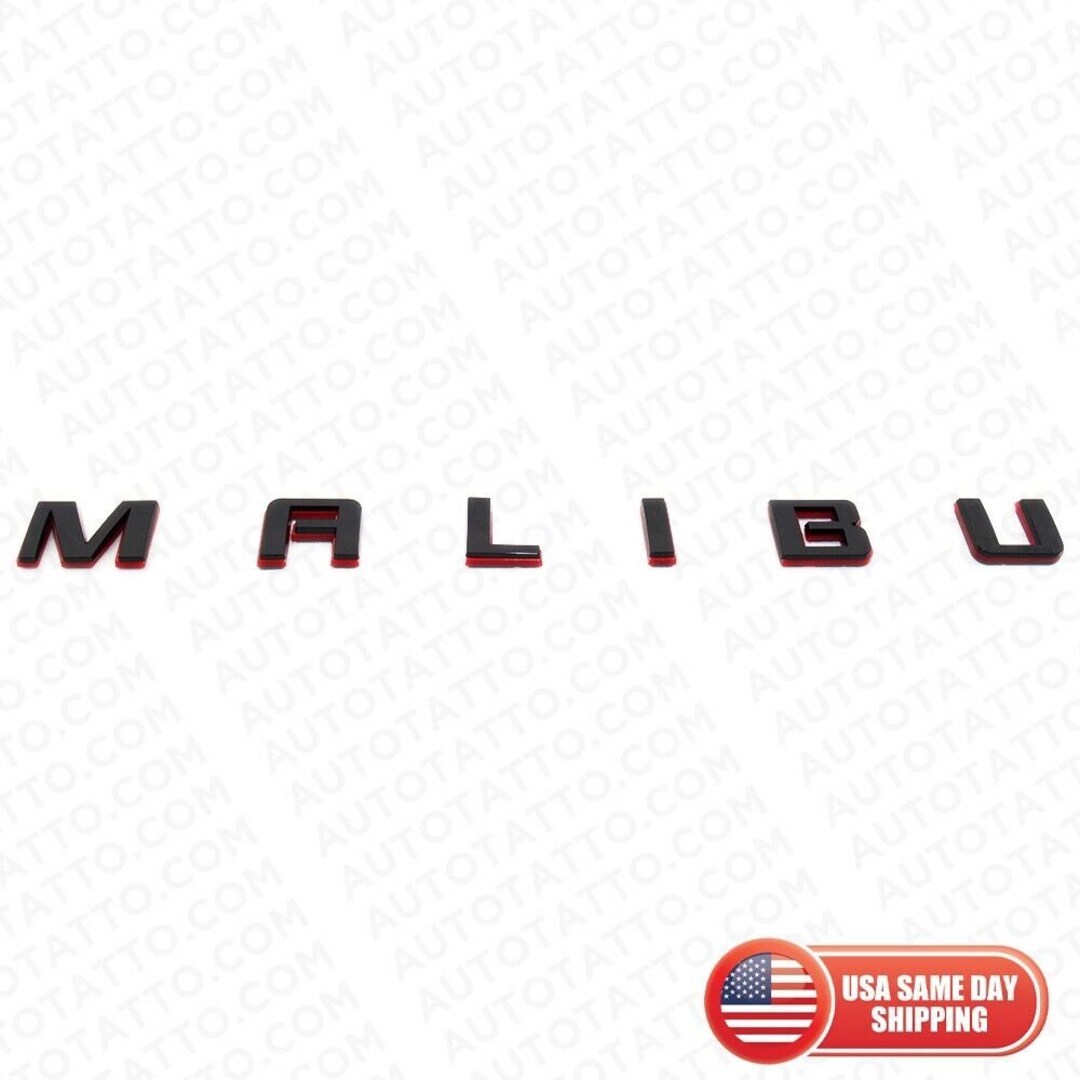 16-23 Chevy Malibu Side Door Letter Emblem Logo Badge Nameplate Redline ...