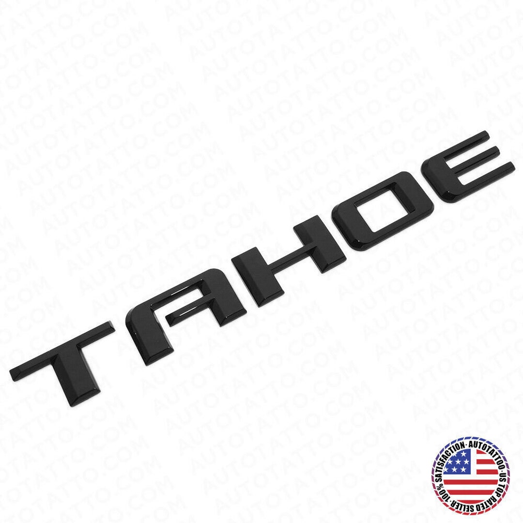 2021+ Chevy Tahoe Liftgate Nameplate Badge Letter Logo Emblem RST Gloss ...