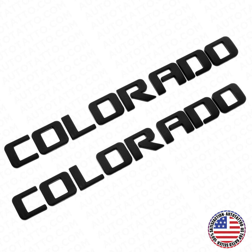 2x for Chevy Colorado Fender / Tailgate Badge Logo Emblem Truck OEM ...
