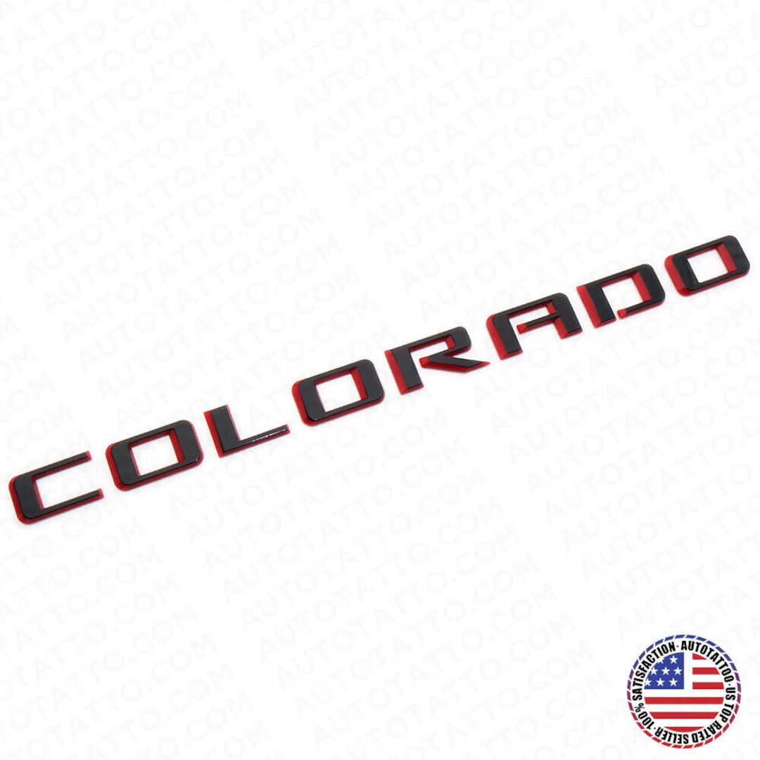 21+ Chevy Colorado Fender / Tailgate Redline Badge 3D Logo Emblem Truck ...