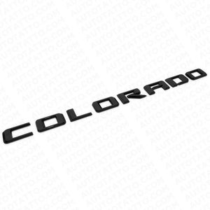 21+ Chevy Colorado Fender / Tailgate Gloss Black Badge Logo Emblem ...