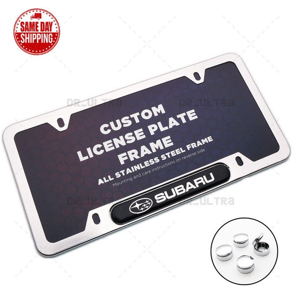 Subaru License Plate Frame - Etsy