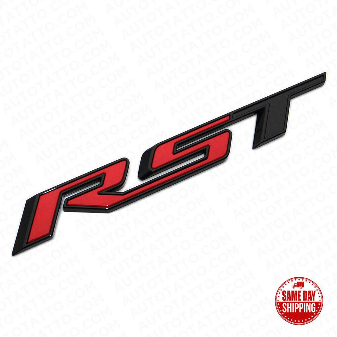 19-21 OEM Chevy Silverado Tailgate RST Letter Logo Emblem Badge 4x4 ...