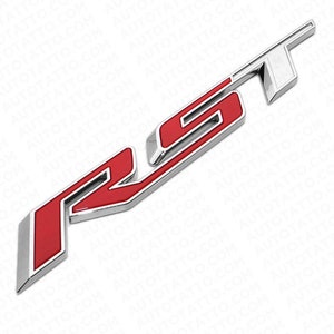 19-22 OEM Chrome Chevy Silverado Tailgate RST Letter Logo Emblem Badge ...