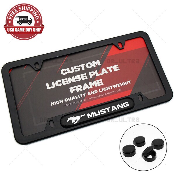 Ford Mustang License Plate Frames - Etsy