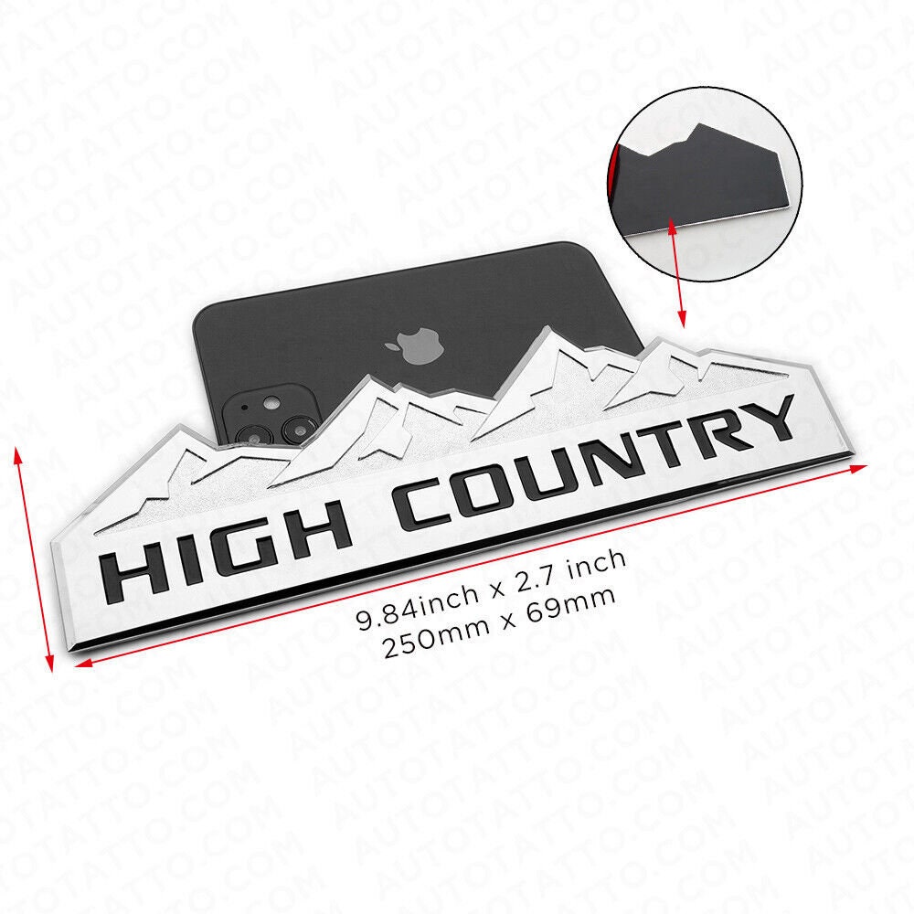 14-19 Chevy High Country Front Door or Tailgate Letter Logo Emblem ...