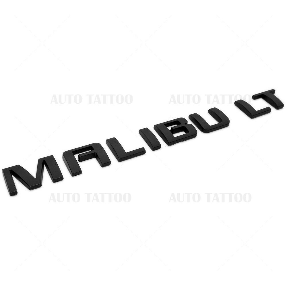 Chevy Malibu LT Trunk Door Letter Emblem Logo Badge Nameplate Matte ...