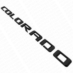 21+ Chevy Colorado Fender / Tailgate Gloss Black Badge Logo Emblem ...