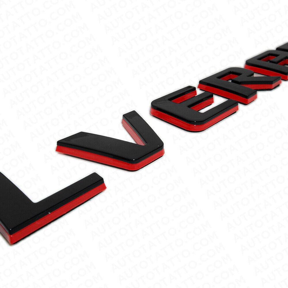 3x for Chevy Redline Silverado Fender Tailgate Logo Nameplates Letter ...