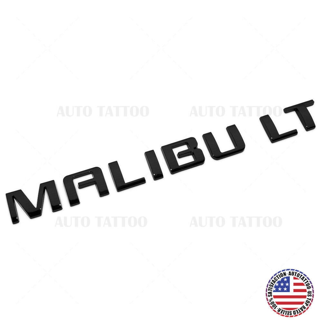 Chevy Malibu LT Trunk Door Letter Emblem Logo Badge Nameplate Gloss ...