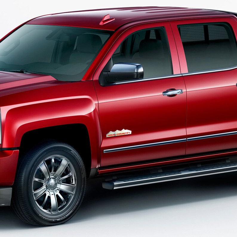 Emblema con logotipo de letra para puerta delantera de Chevy High ...