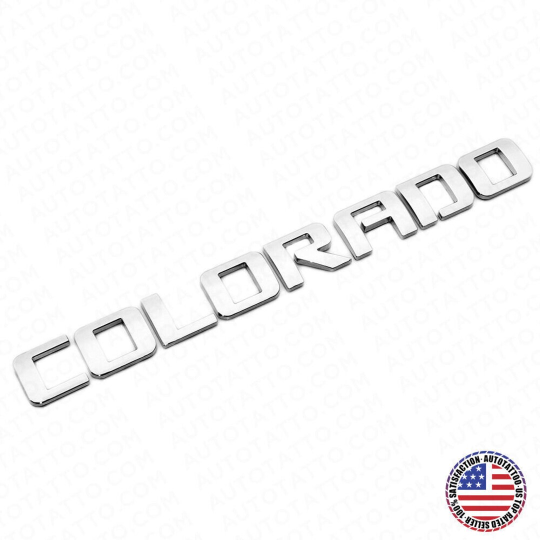 For Chevy Colorado Fender / Tailgate Badge Logo Emblem Truck OEM Chrome ...