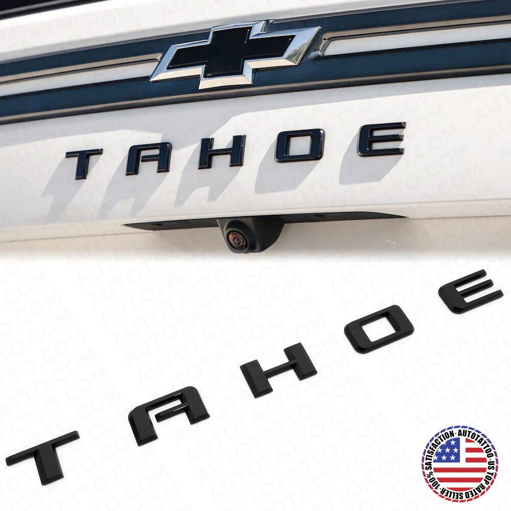 2021+ Chevy Tahoe Gloss Black Liftgate Vehicle Nameplate Emblem Sport ...