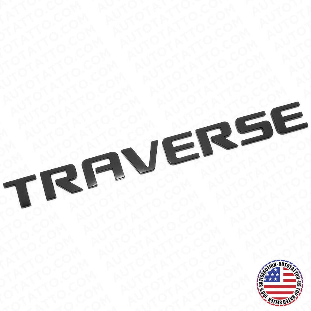 Chevy Traverse Rear Lifgate Letter Badge Nameplate Logo Emblem Matte ...