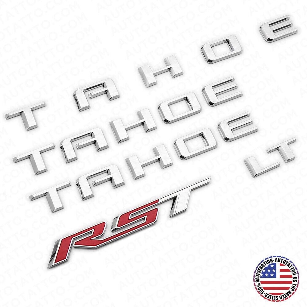 Matte Black Door Badges 2021+ Chevrolet 4Pcs Matte Black Replacement ...