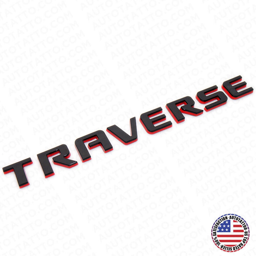 Chevy Traverse Rear Lifgate Letter Badge Nameplate Logo Emblem Redline ...