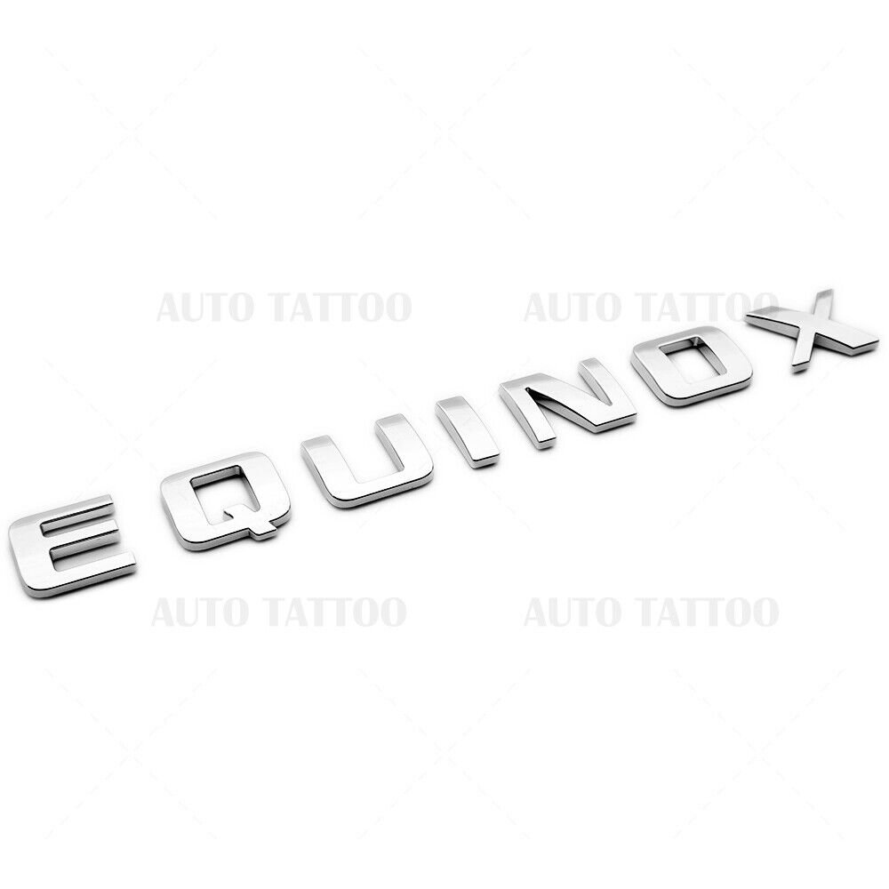 2x Chevy Equinox Front Door Nameplate Letter Logo Badge Emblem Sport ...