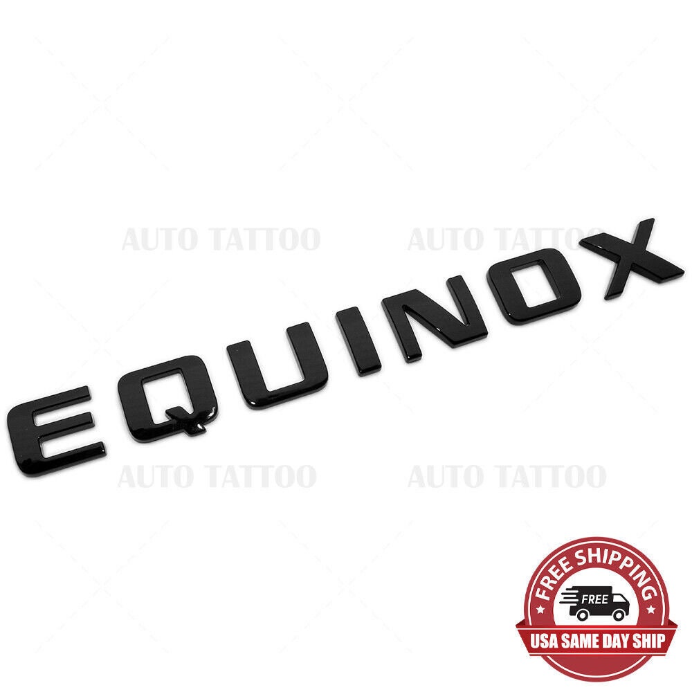 Chevy Equinox Front Door Nameplate Letter Logo Badge Emblem Sport Gloss ...