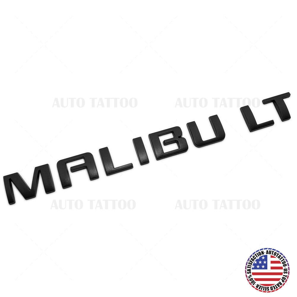Chevy Malibu LT Trunk Door Letter Emblem Logo Badge Nameplate Matte ...