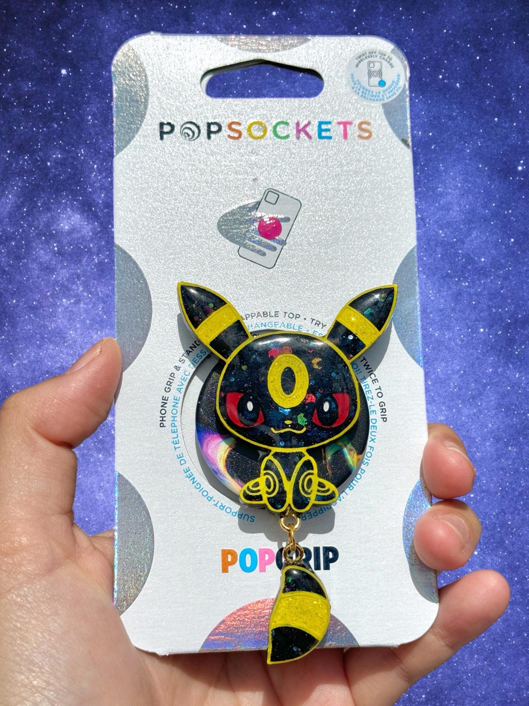 PREORDER Umbre Poke Inspired Glitter Sparkly Holographic Handmade Resin ...