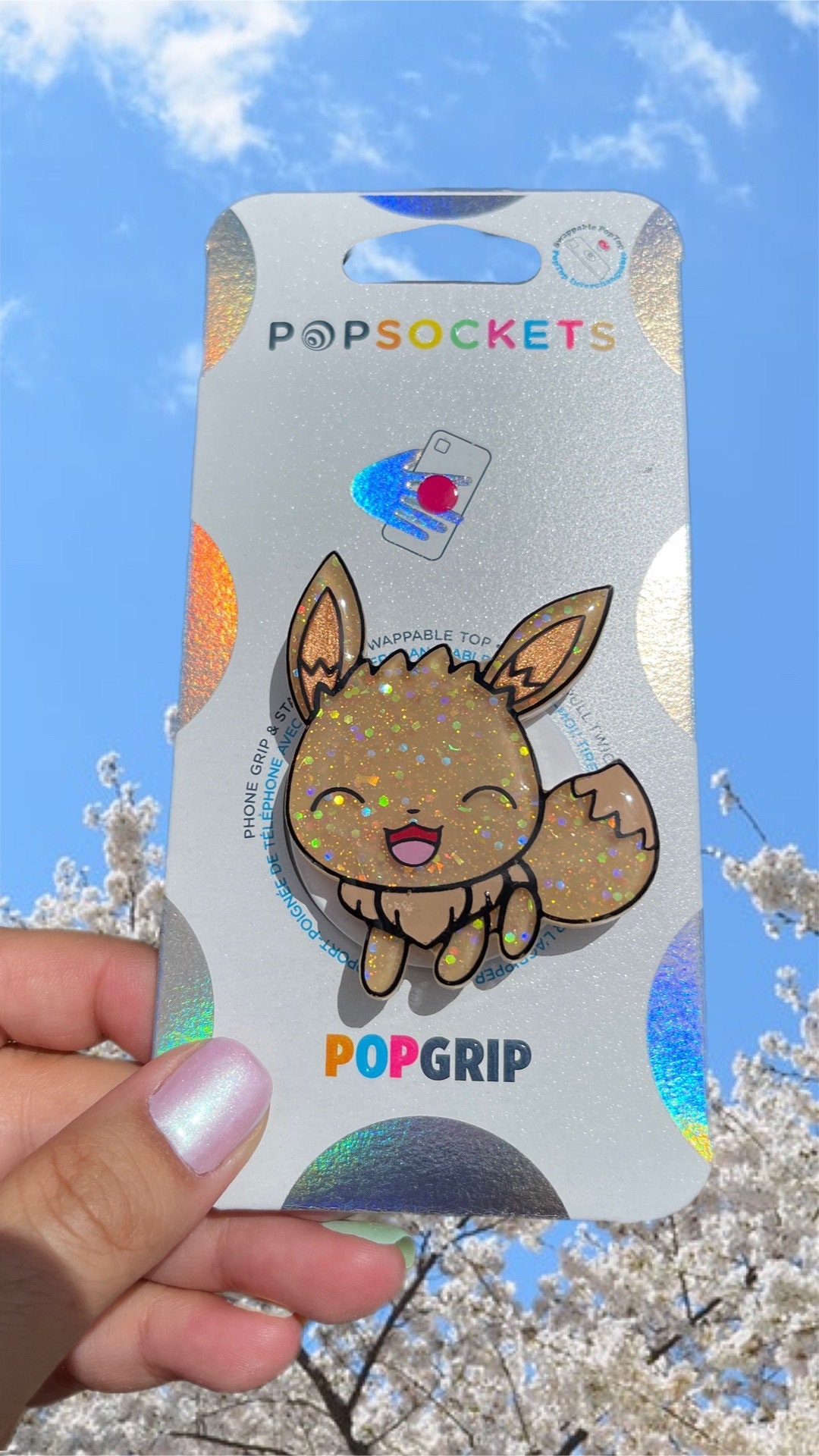 PREORDER Happy Eev Pokemon Inspired Glitter Sparkly Handmade ...