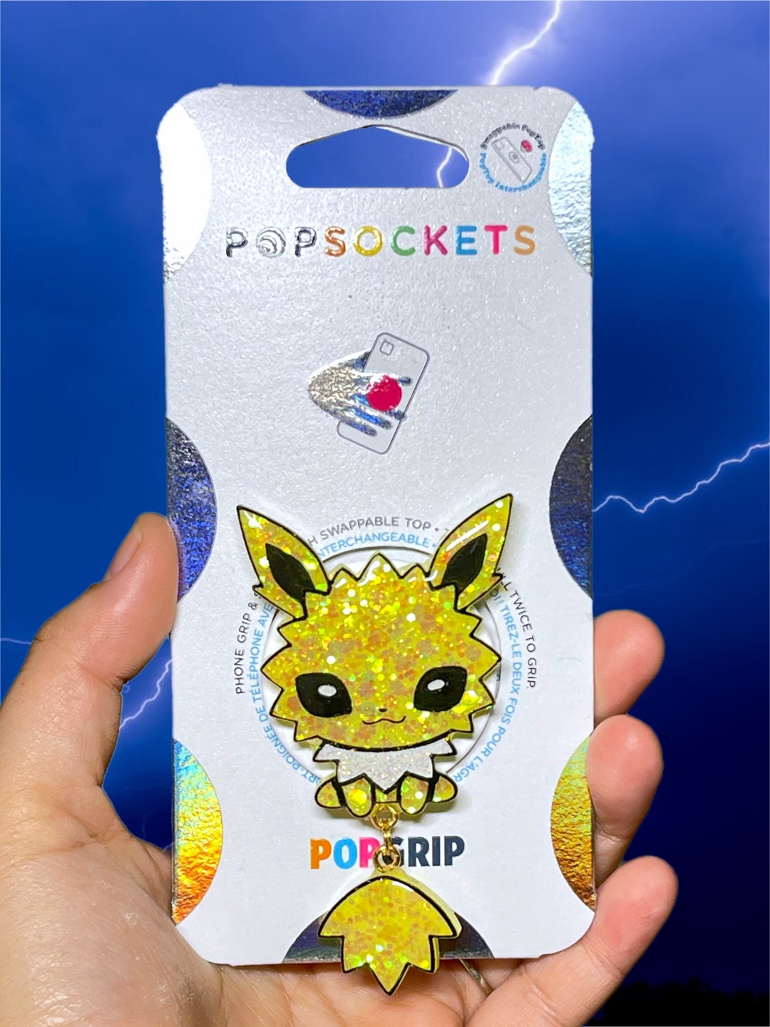 PREORDER Volte Jolte Poke Inspired Glitter Sparkly Handmade Resin ...