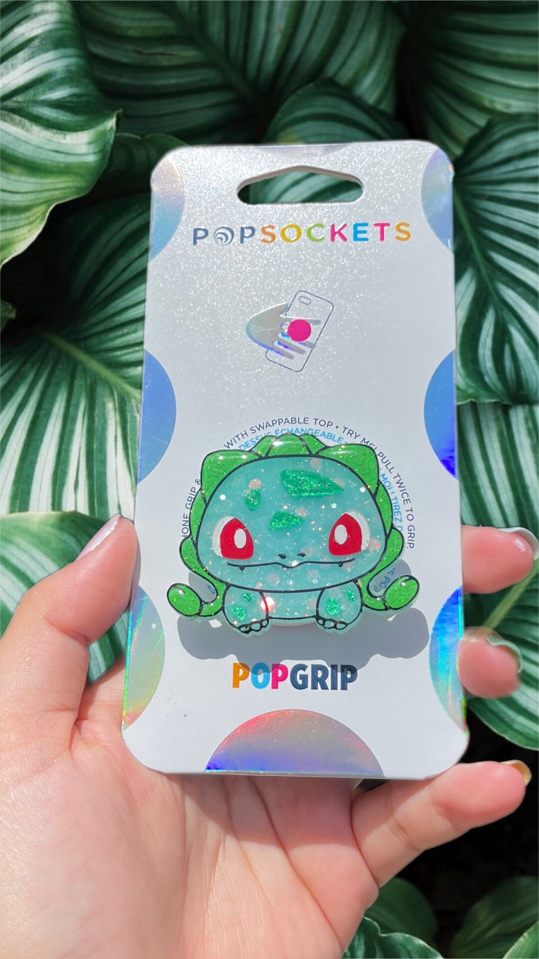 PREORDER Bulb Plant Pokemon Inspired Green Teal Glitter Holographic ...