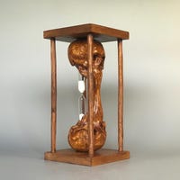 Skull and Hourglass - Etsy