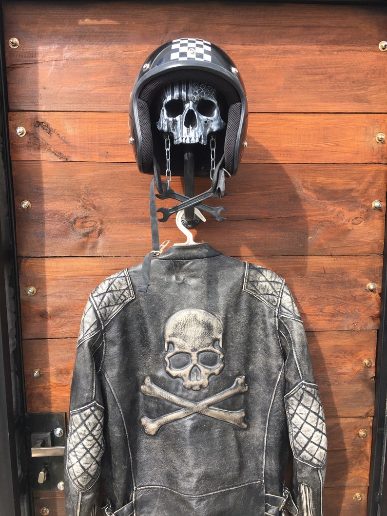 American Flag Helmet Skull Helmet Rack Helmet Hanger Helmet - Etsy