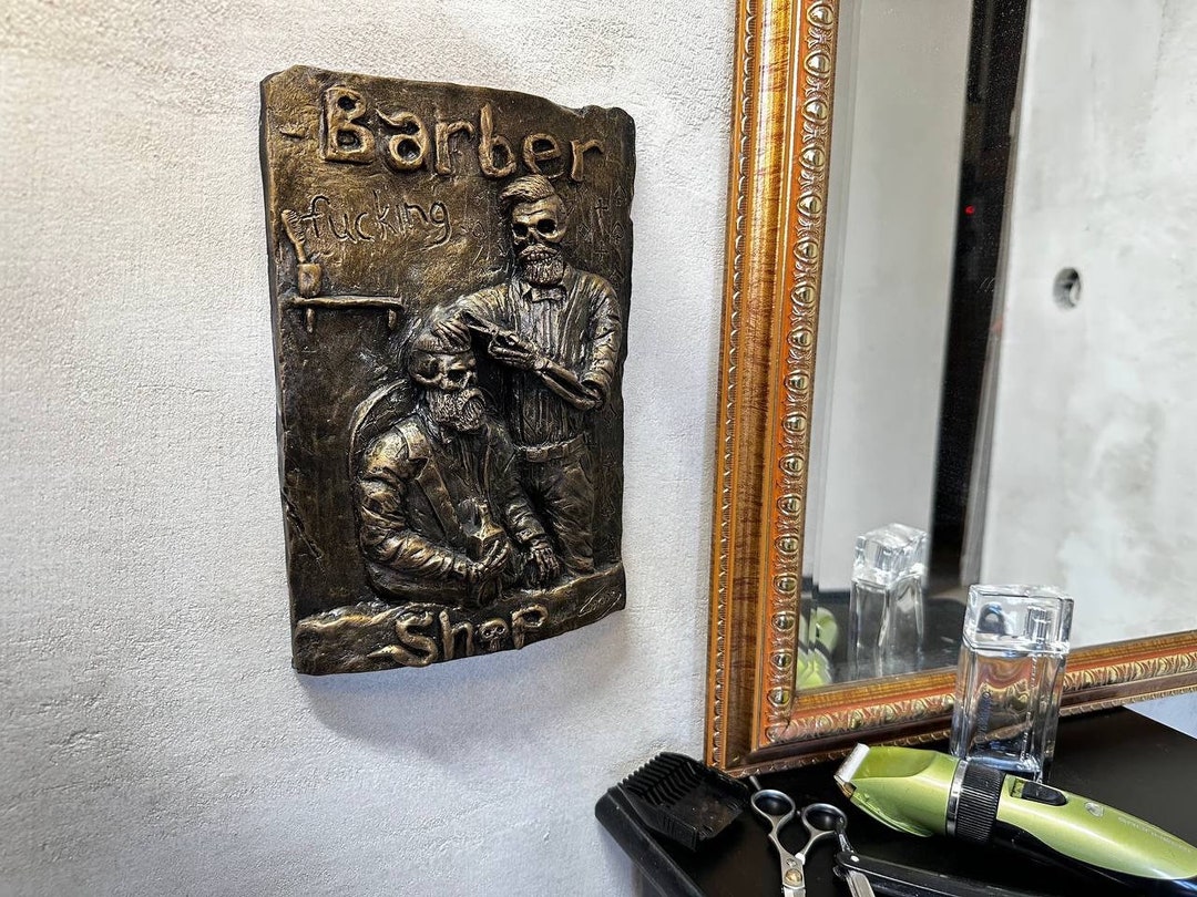 Hair Salon Decor, Barber Shop Decor, Custom Barber Wall Art - Etsy