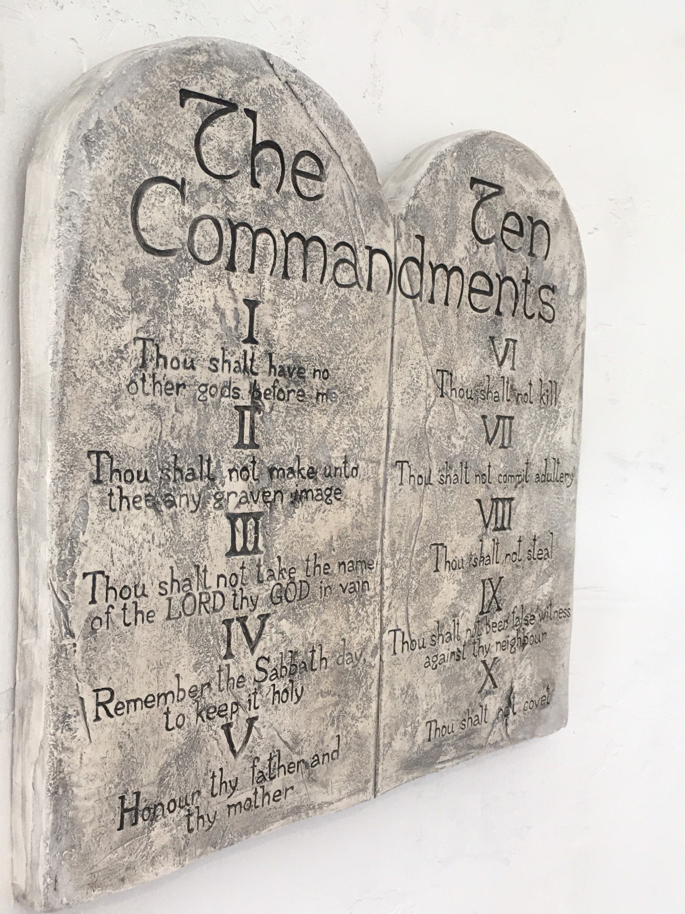 10 Commandments Wall Art Religion Biblican Story Ten - Etsy