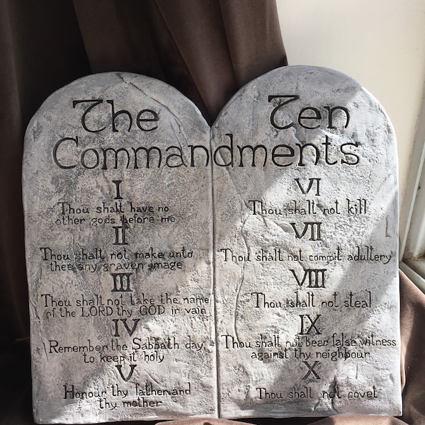 Ten Commandments - Etsy
