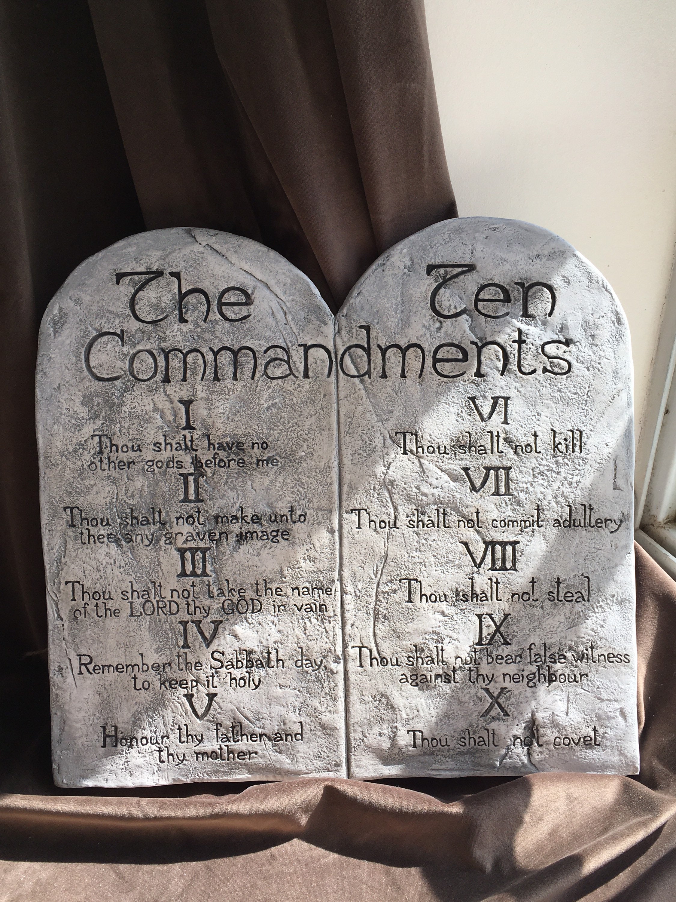 10 Commandments Tablets